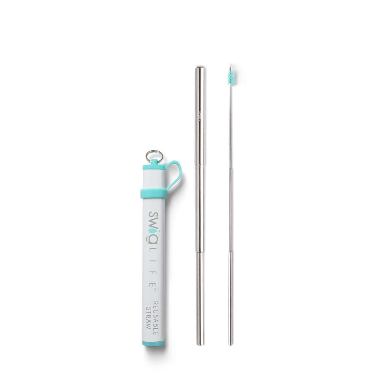 TELESCOPIC STAINLESS STEEL STRAW SET | Epoch Boutique
